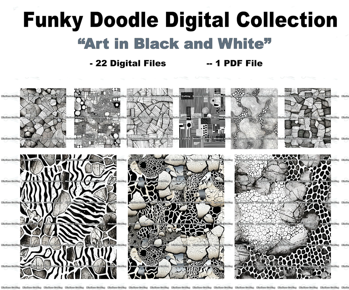 Funky Doodle Digital Collection – Mindless Crafting