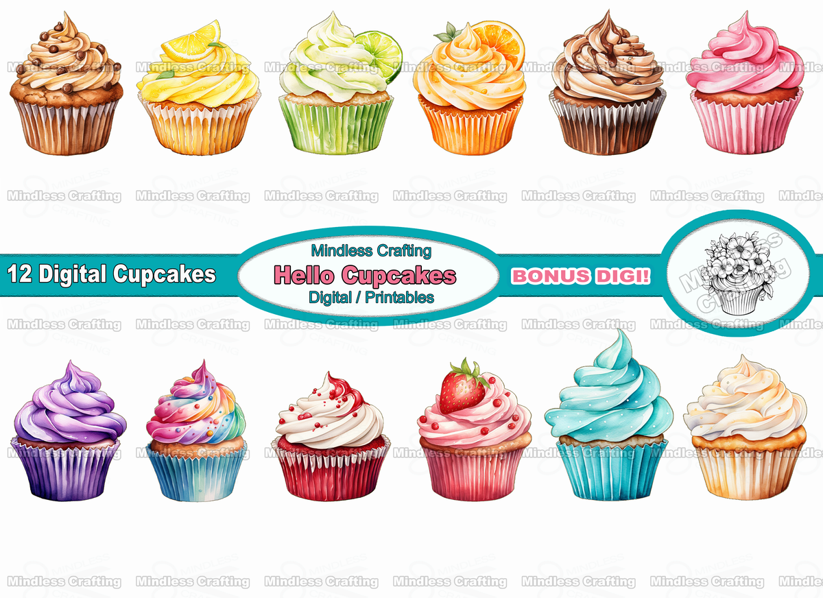 Hello Cupcake Digital – Mindless Crafting