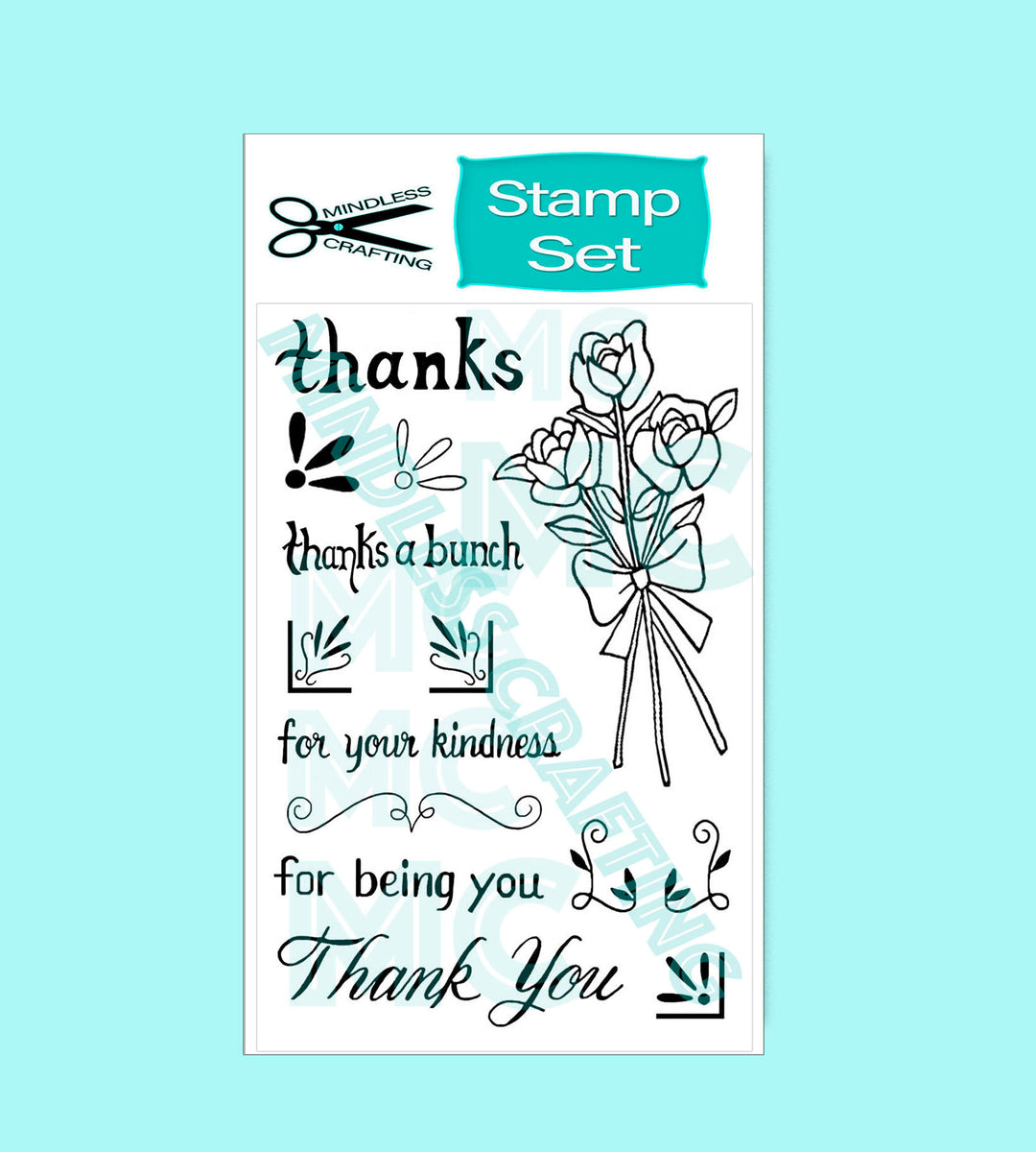 Thank You Stamp Set – Mindless Crafting